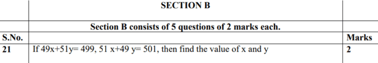 CBSE Class 10 Maths Sample Paper: Exam Setup, Question Types & Solutions - CBSE Guidance