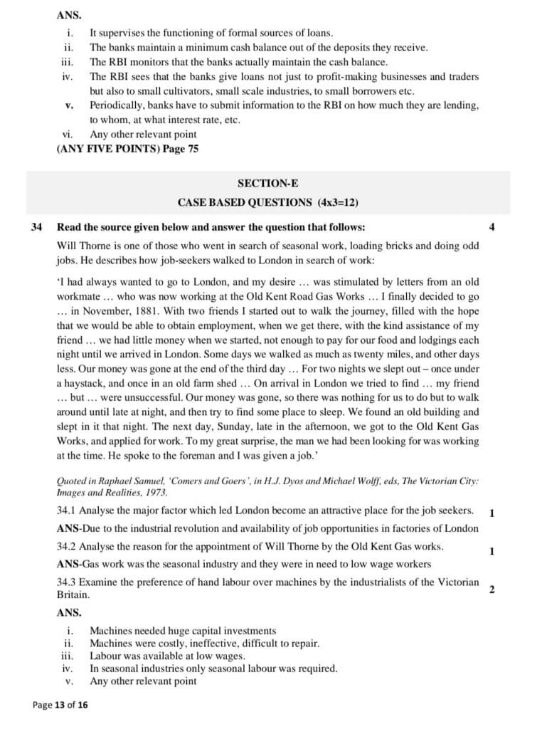 How To Use The CBSE Class 10 Social Science Official Sample Paper For ...