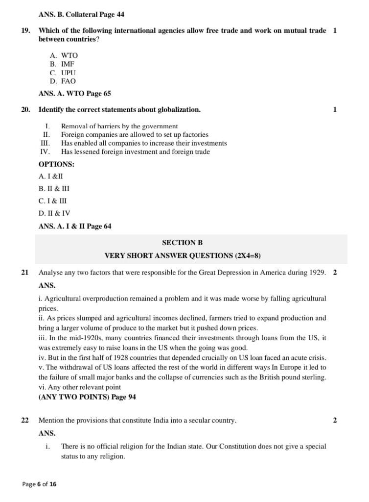 How To Use The CBSE Class 10 Social Science Official Sample Paper For ...