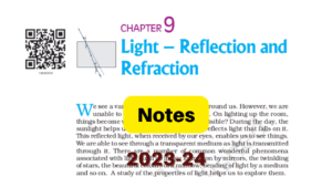 Class 10 Physics: Light Reflection and Refraction Notes - CBSE Guidance