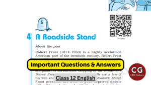A Roadside Stand: Important Questions And Answers For Class 12 - CBSE ...