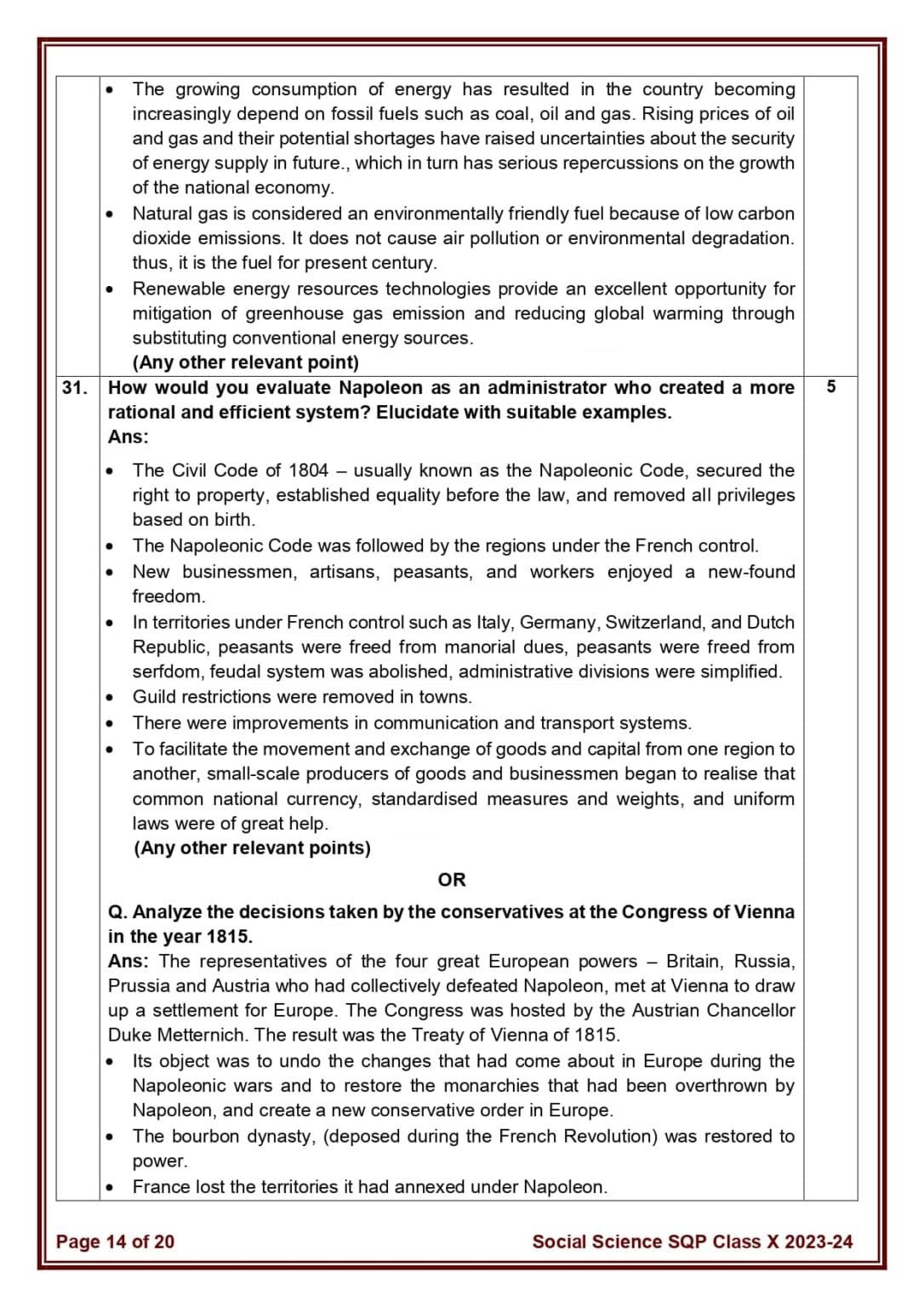 Practice Makes Perfect: CBSE Class 10 Social Science Sample Paper 2023 ...