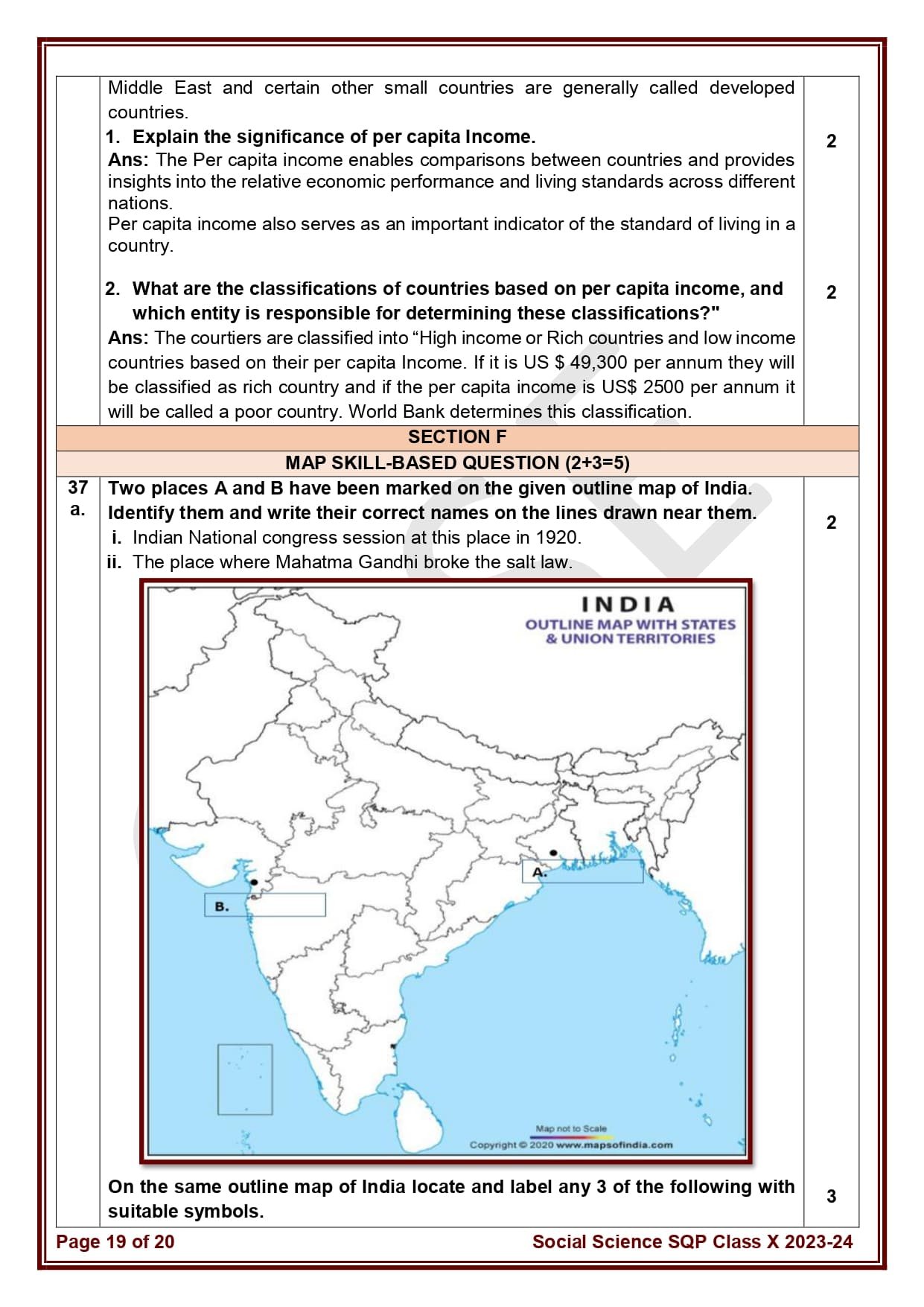 Practice Makes Perfect: CBSE Class 10 Social Science Sample Paper 2023 ...
