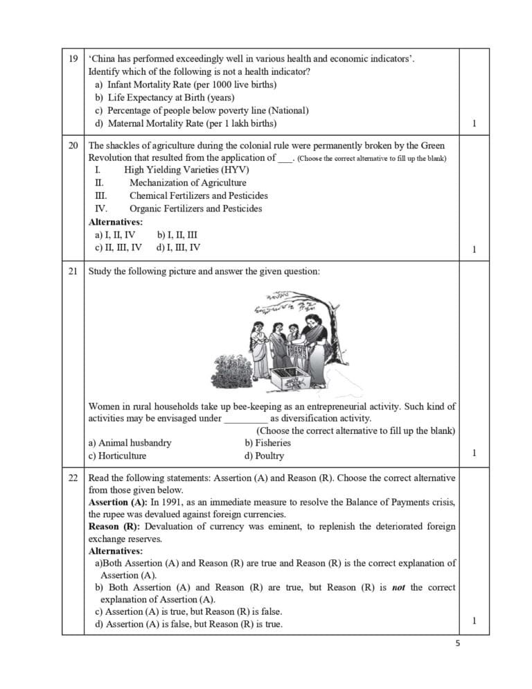 2024-25 Class 12 Economics Sample Paper: Your Roadmap To Success - CBSE ...