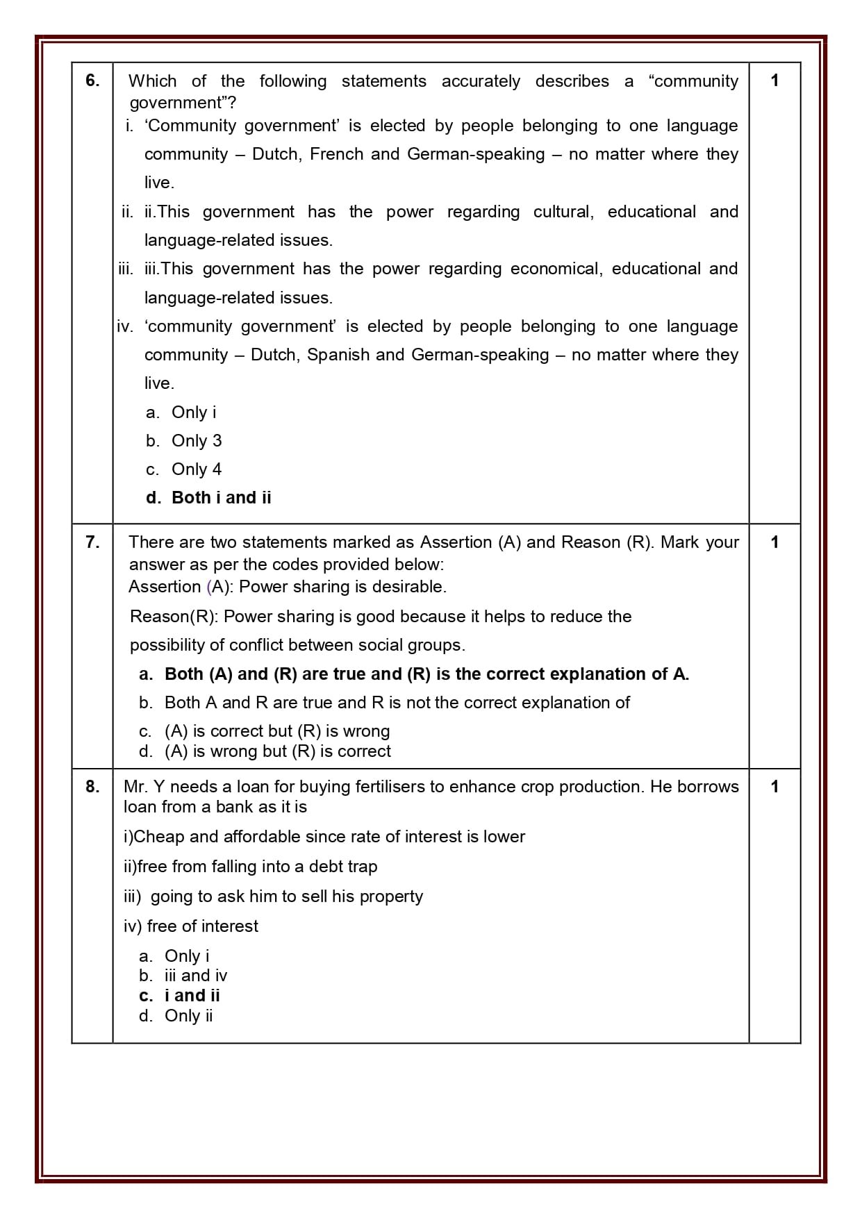 From MCQs To Map Skills: Class 10 Social Science Sample Paper 2023-24 ...