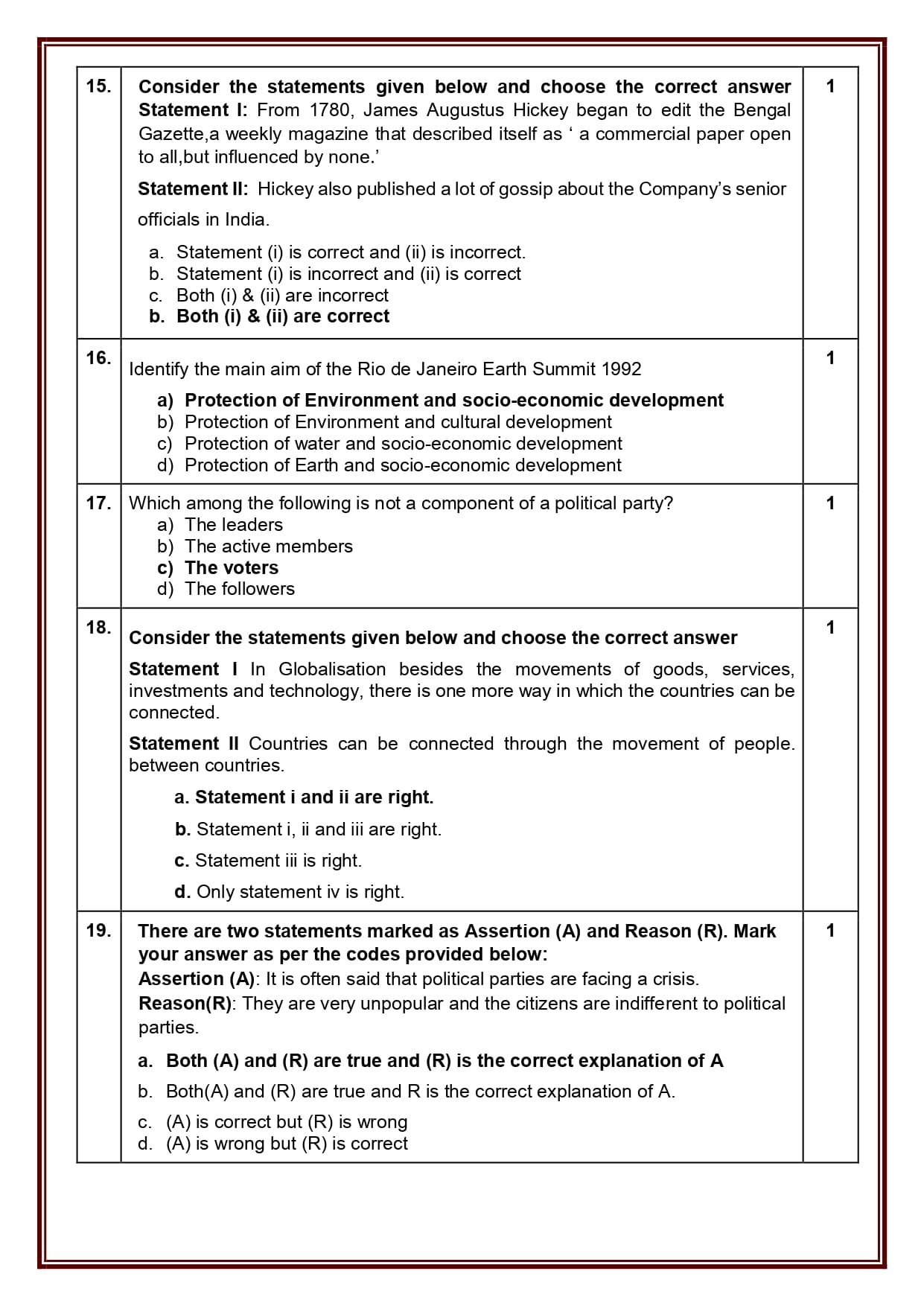 From MCQs To Map Skills: Class 10 Social Science Sample Paper 2023-24 - CBSE Guidance
