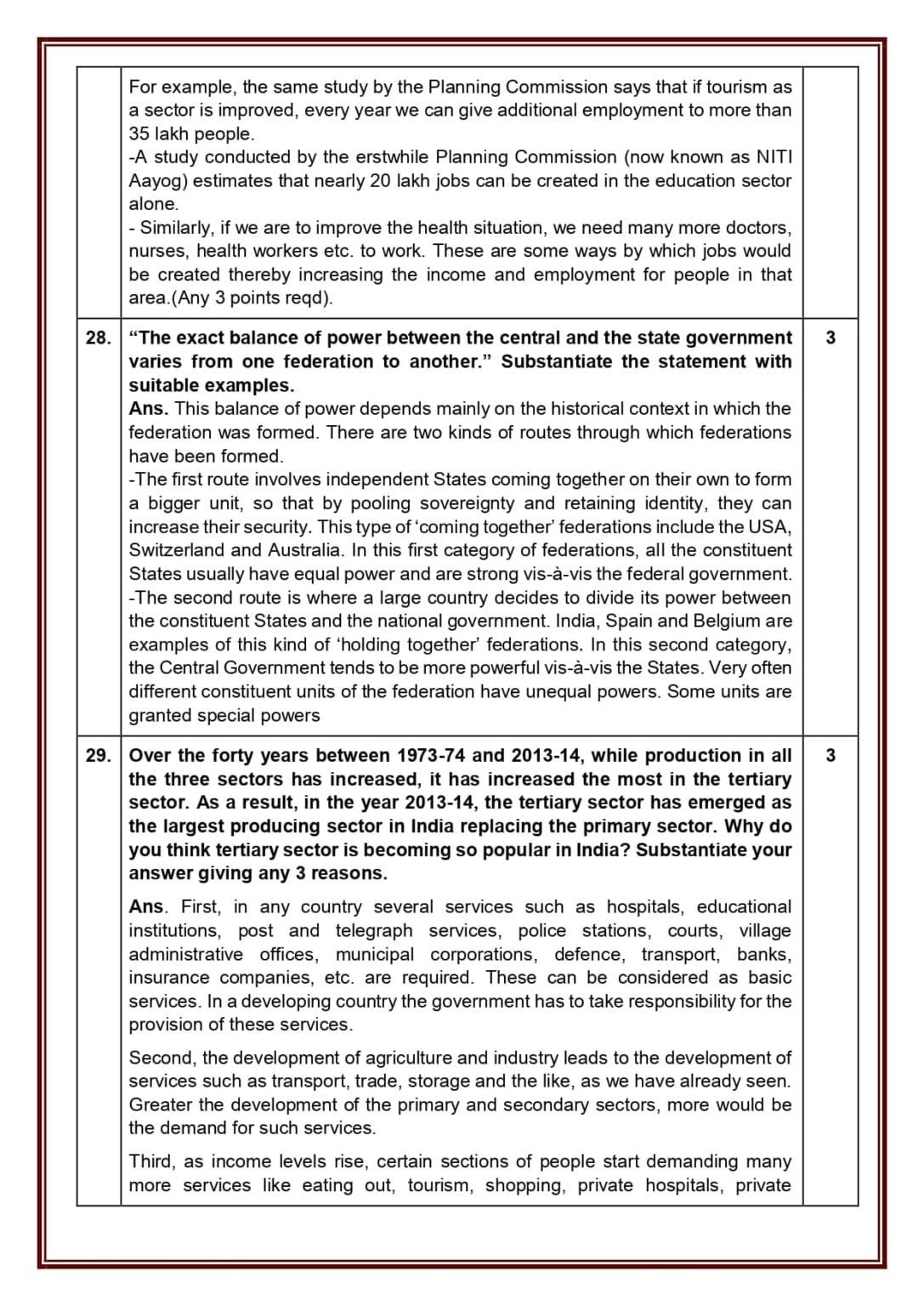 From MCQs To Map Skills: Class 10 Social Science Sample Paper 2023-24 - CBSE Guidance