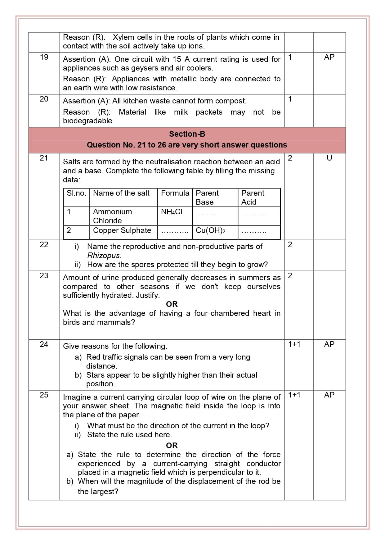 Stress-Free Science Prep: Download Class 10 Sample Paper Solutions ...