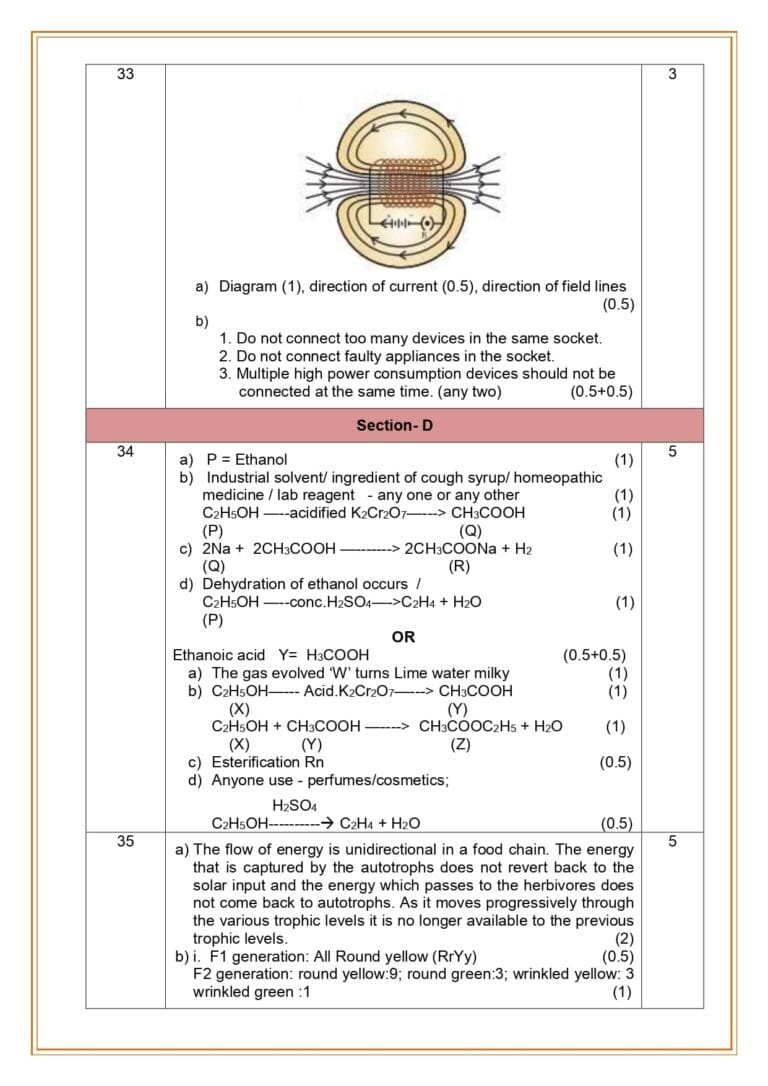 Stress-Free Science Prep: Download Class 10 Sample Paper Solutions! - CBSE Guidance