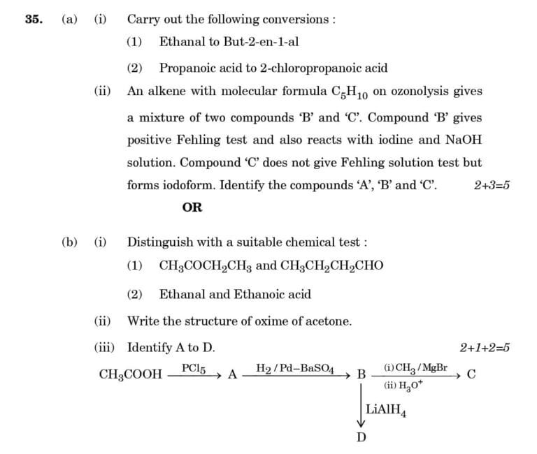 Unlocking A+ Secrets: A Peek Into A Class 12 Chemistry Topper's Answer ...