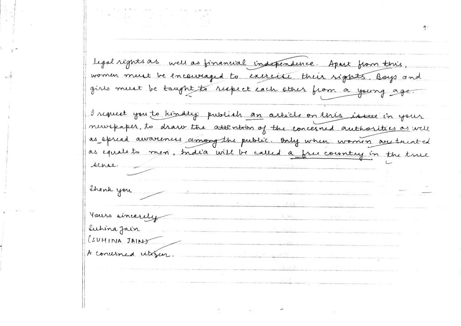 Class 12 English 2023 Topper's Answers Sheet (Must See 2025 Students ...