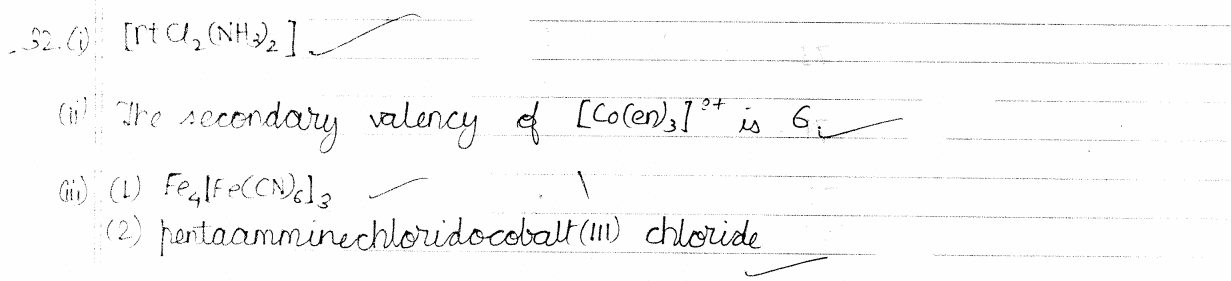 Unlocking A+ Secrets: A Peek Into A Class 12 Chemistry Topper's Answer ...