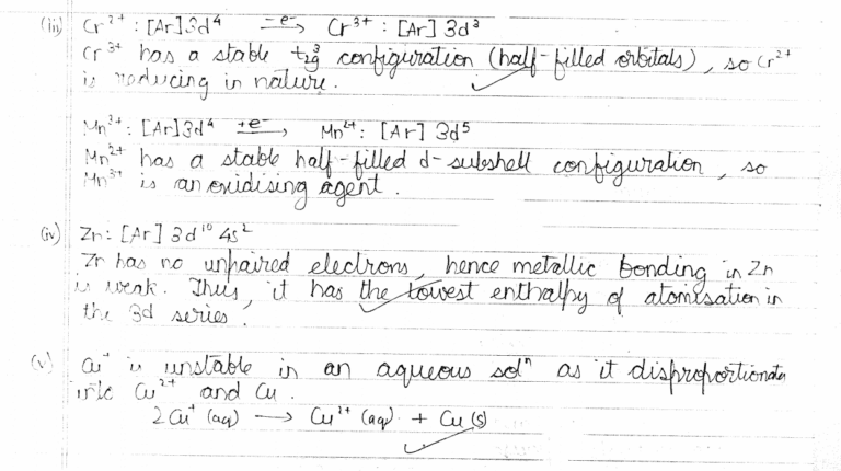 Unlocking A+ Secrets: A Peek Into A Class 12 Chemistry Topper's Answer ...