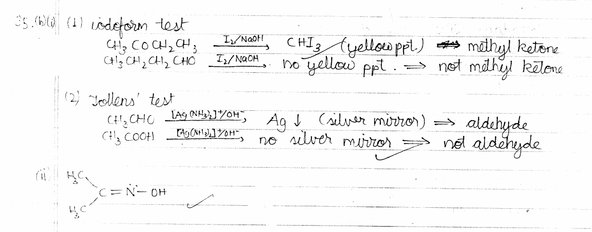 Unlocking A+ Secrets: A Peek Into A Class 12 Chemistry Topper's Answer ...