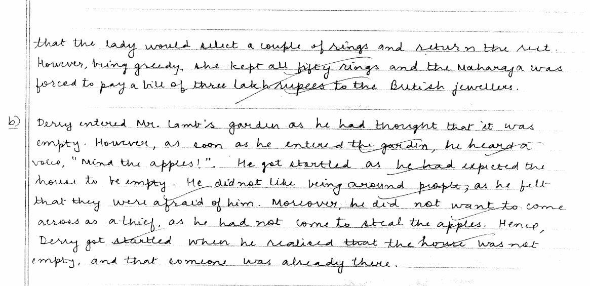 Class 12 English 2023 Topper's Answers Sheet (Must See 2025 Students ...