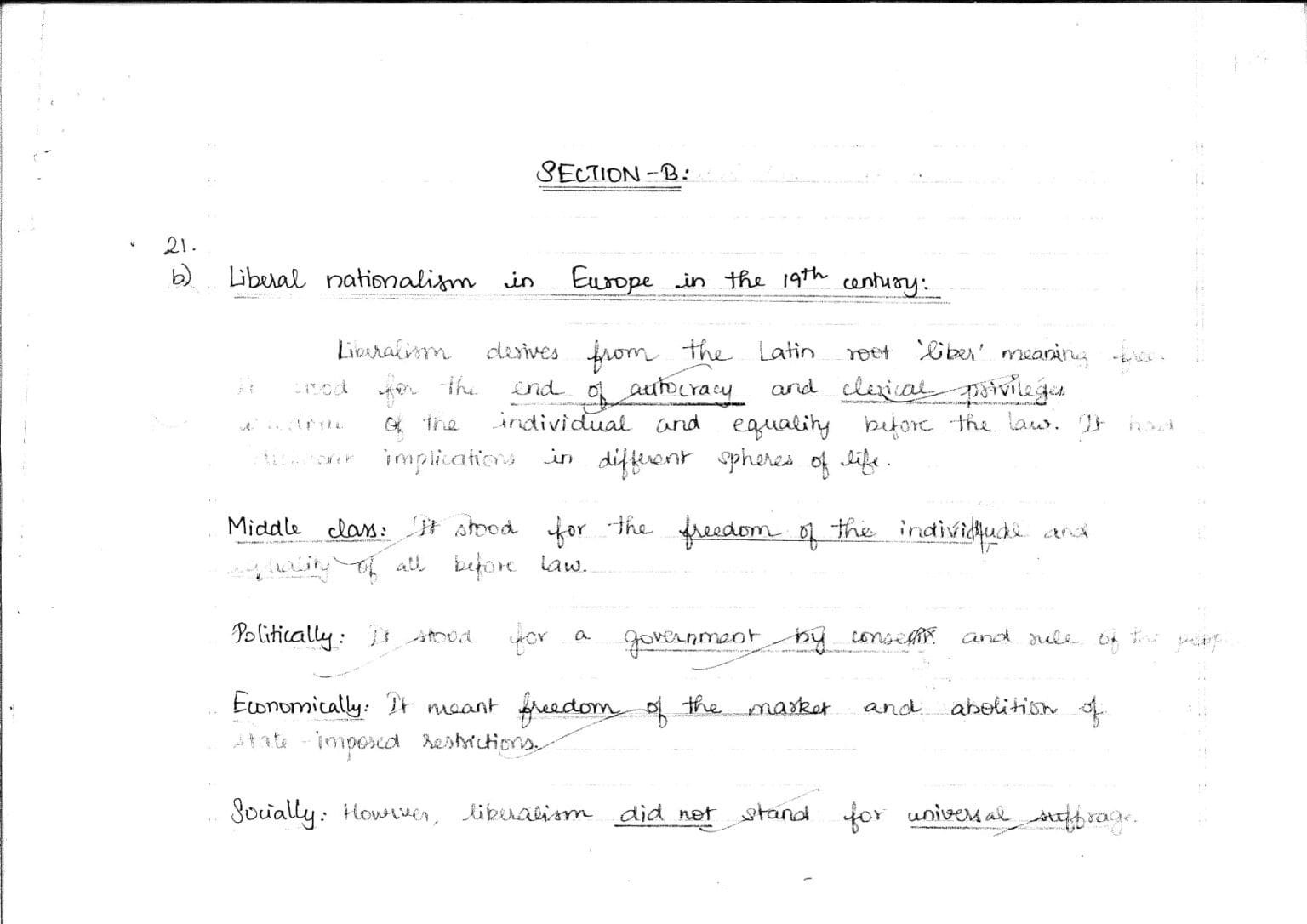 CBSE Class 10 Social Science 2023 Topper's Answer Sheet: SST Made Easy ...