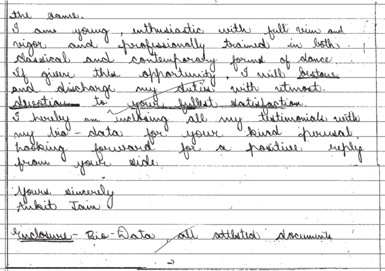 Class 12 English: Application For JOB With Biodata - CBSE Guidance