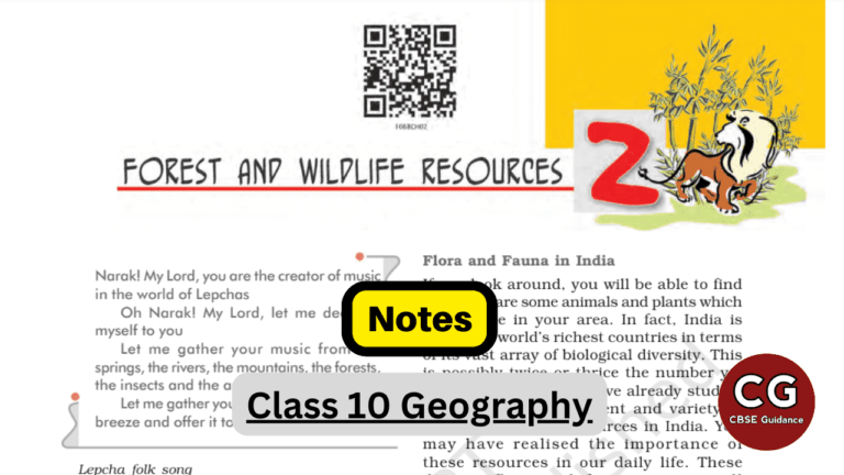 Forest And Wildlife Resources Class 10 Notes: Everything You Need To ...
