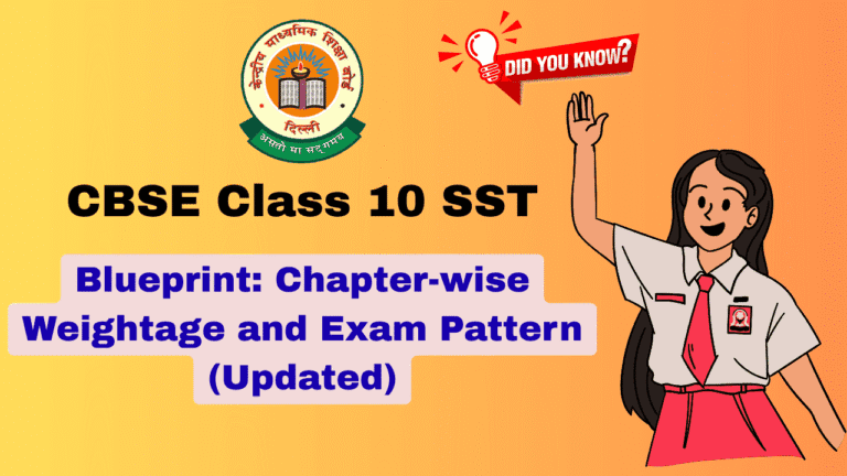 CBSE Class 10 Maths Blueprint 2025-26: Chapter-Wise Weightage And Exam ...