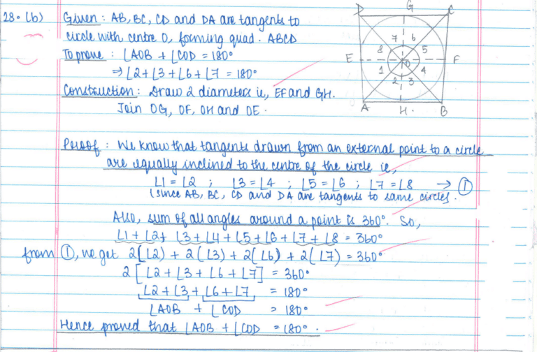 CBSE Class 10 Maths Topper Answer Sheet 2024 PDF Download