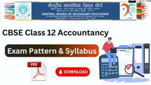 CBSE Class 12 Accountancy Syllabus 2025-26: Download PDF & Full Exam ...