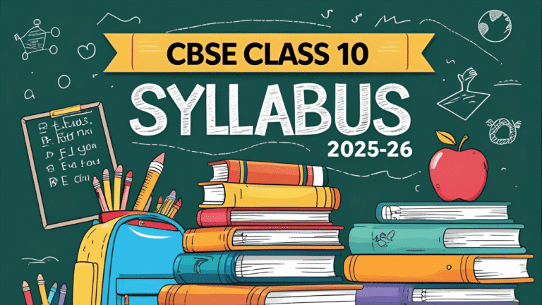 CBSE Class 10 Syllabus 2025-26: Your Complete Guide To All Subjects ...