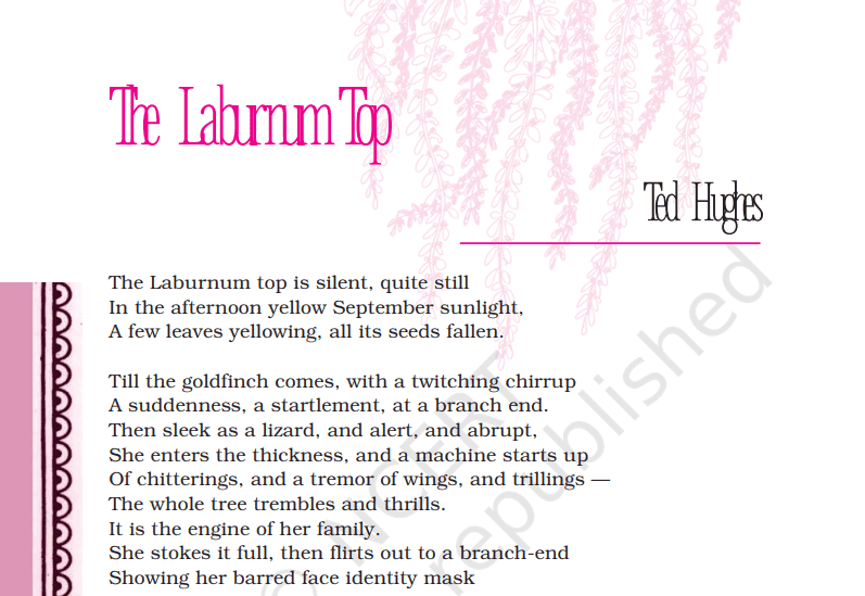 The Laburnum Top – Summary, Q&A, Literary Devices | CBSE Class 11 ...