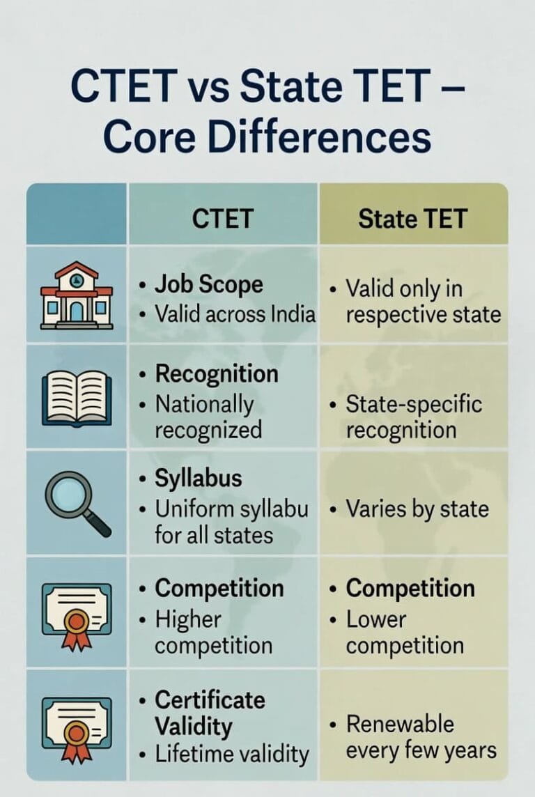 CTET Vs State TET – Which Is Better For Teacher Jobs? - CBSE Guidance
