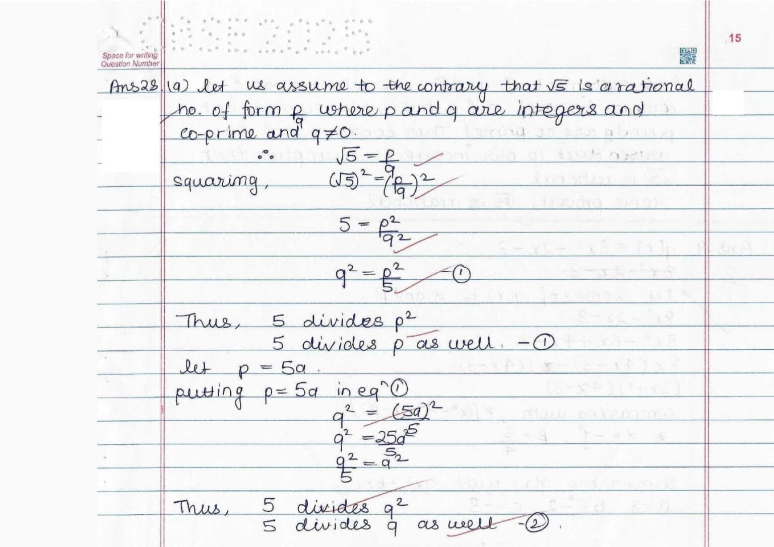 CBSE Class 10 Maths Topper Answer Sheet 2025: How To Score 100/100 (PDF ...